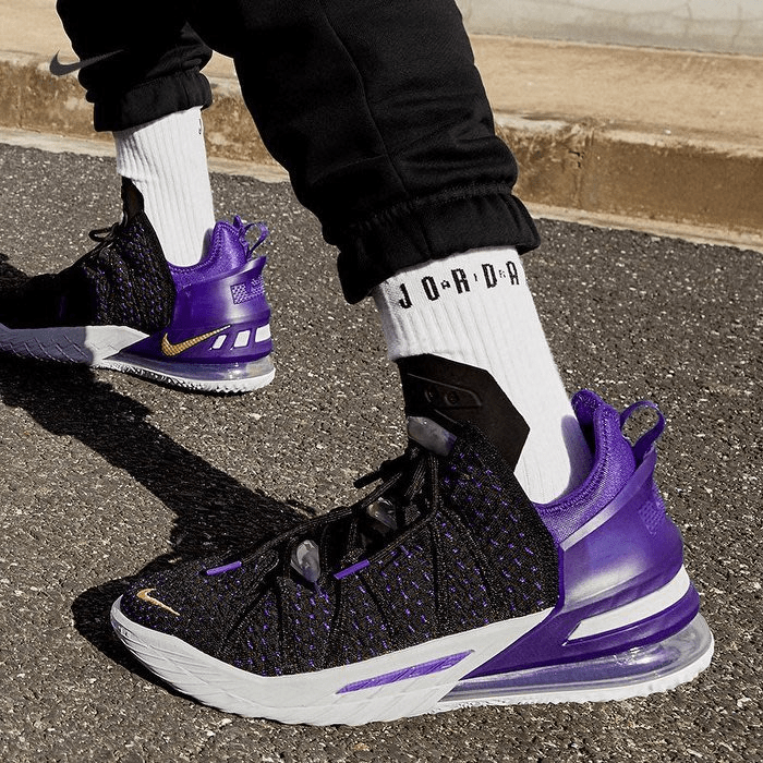 Giày Nike LeBron 18 EP 'Lakers' CQ9284-004 - Jordan 1