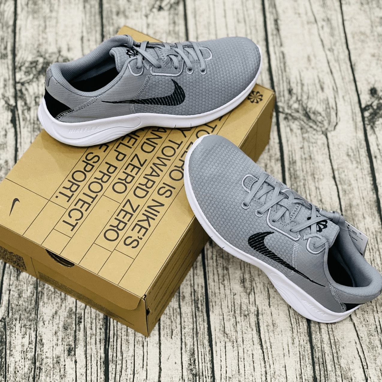 Giày Nike Flex Experience Run 11 Next Nature 'Particle Grey' DD9284-005 ...