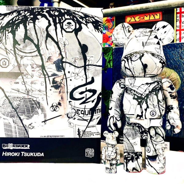 Mô Hình Bearbrick Hiroki Sukuda 100% & 400% - Jordan 1