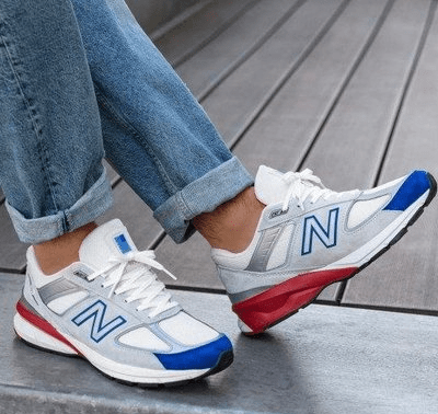 Giày New Balance 990v5 Big Kid ‘Nimbus Cloud’ GC990NB5 - Jordan 1