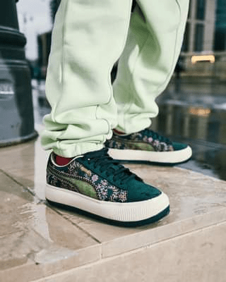 Giày Puma Suede Mayu x Liberty 'Green' 382191-01 - Jordan 1