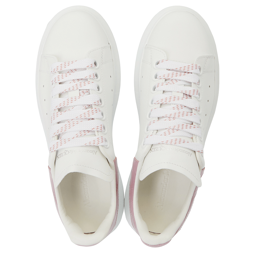 Giày Alexander Mcqueen Oversole Crocodile 'White' 718233-WICG6-8887 - Jordan 1