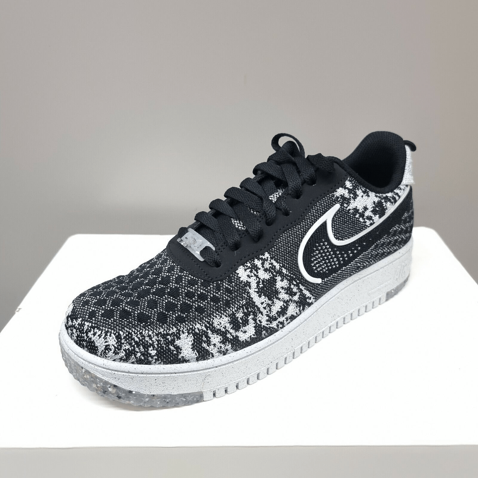 Giày Nike Air Force 1 Crater Flyknit Oreo DM0590-001 - Jordan 1