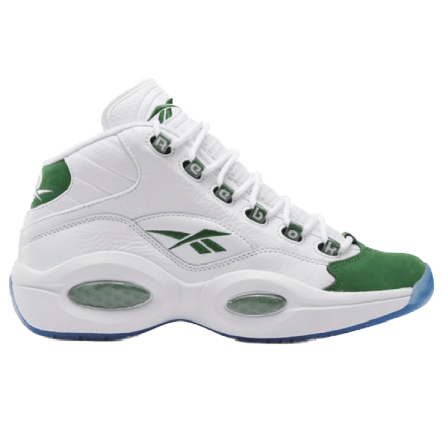Giày Reebok Question Mid Michigan State ‘Cloud White’ ID6690 - Jordan 1