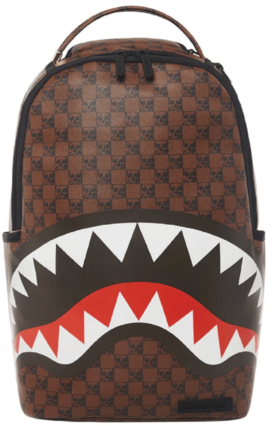 Balo Sprayground Skull Check In Paris Brown 910B3554NSZ - Jordan 1