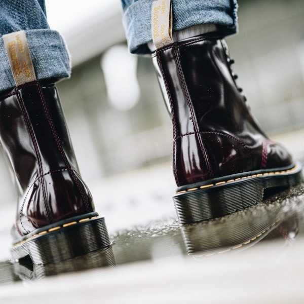 Giày Dr. Martens Vegan 1460 Cherry Red Ankle Boots 23756600 - Jordan 1