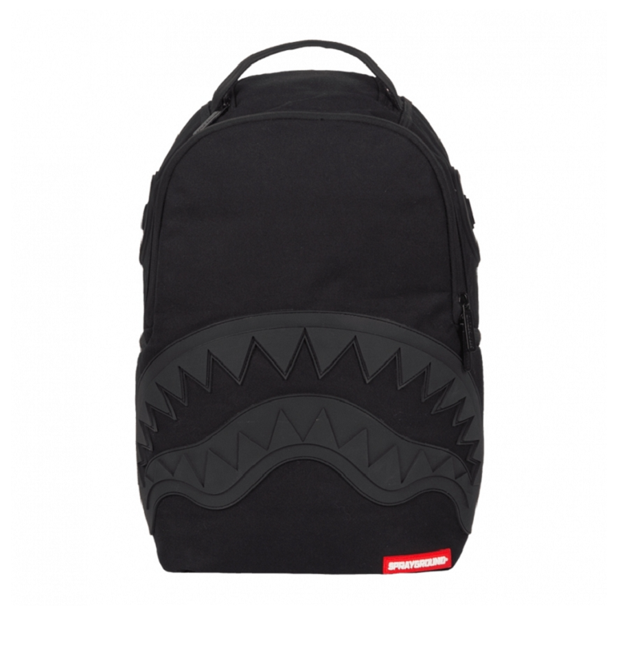 Balo Sprayground Ghost Rubber Shark Black Back Pack 910B1235NSZ - Jordan 1
