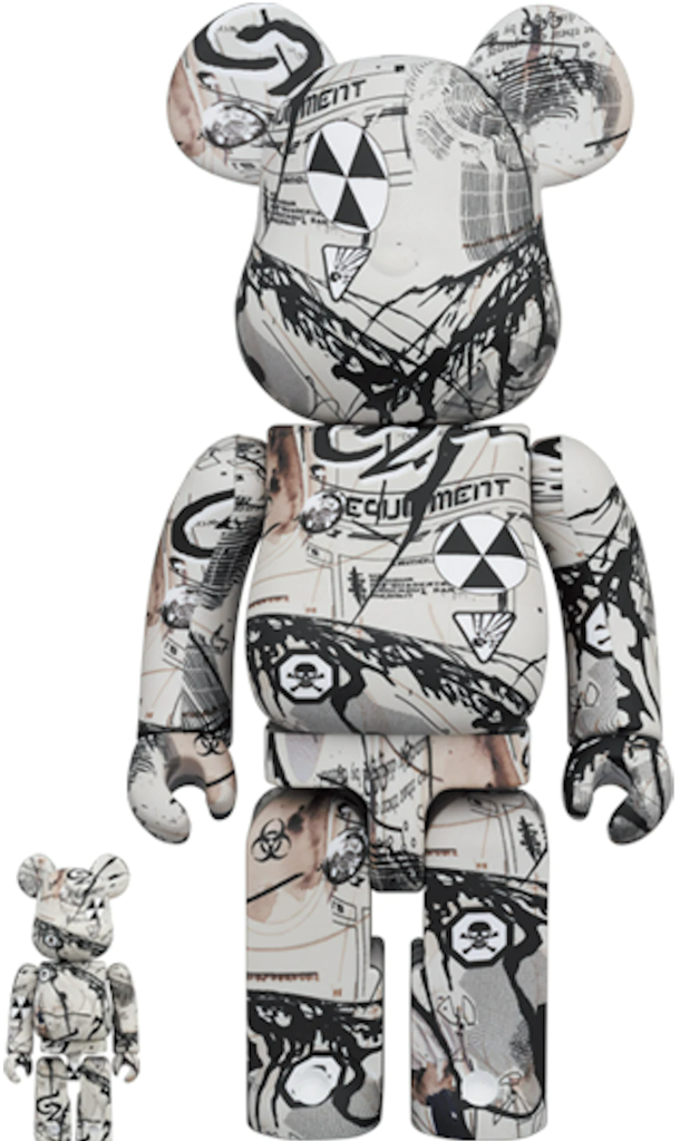 Mô Hình Bearbrick Hiroki Sukuda 100% & 400% - Jordan 1