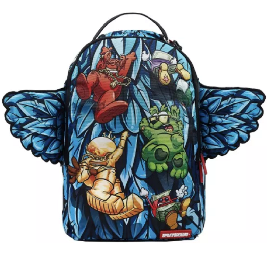 Balo Sprayground Wall Street Shark White Blue W0635802 - Jordan 1