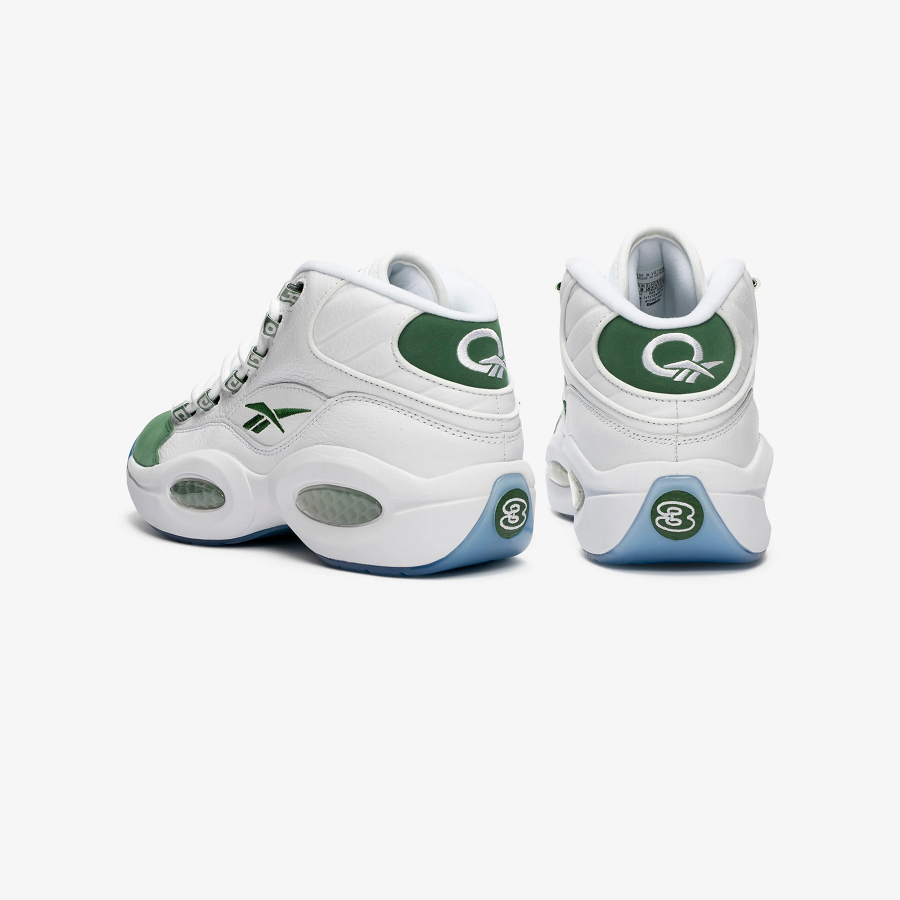 Giày Reebok Question Mid Michigan State ‘Cloud White’ ID6690 - Jordan 1
