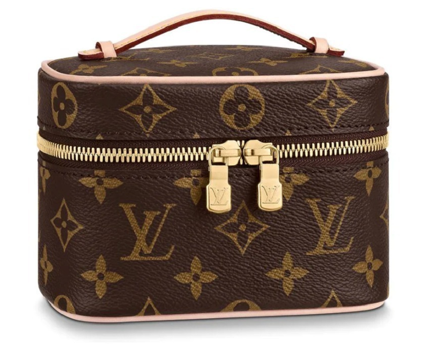 Túi Louis Vuitton Nice Nano Toiletry Pouch Monogram Brown Travel Bag ...
