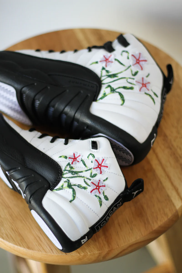Giày Nike Air Jordan 12 Retro GS 'Floral' DR6956-100 - Jordan 1