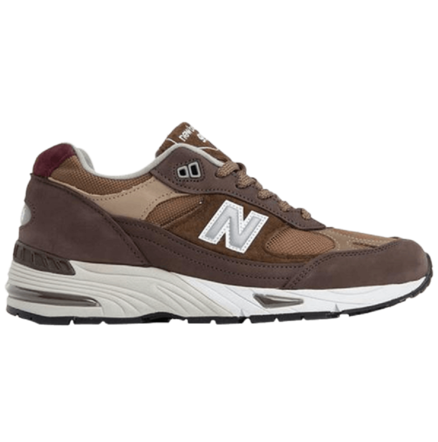 Giày New Balance 991 ‘Brown White’ M991NGG - Jordan 1