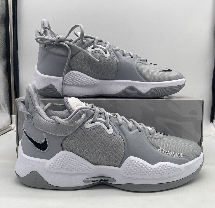 Giày Nike PG 5 TB 'Wolf Grey Black' DM5045-003 - Jordan 1