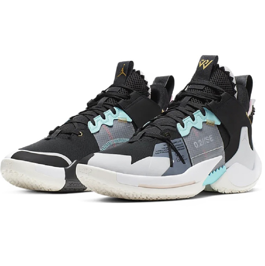 Giày Nike Jordan Why Not Zer0.2 SE PF 'Black Vast Grey' AV4126-001 - Jordan 1