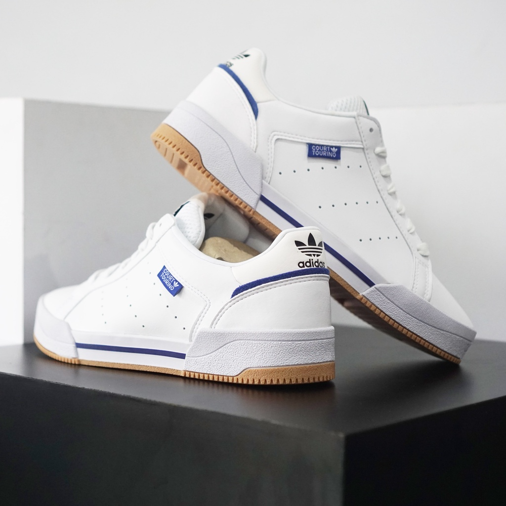 Giày Adidas Court Tourino 'White' GX4379 - Jordan 1