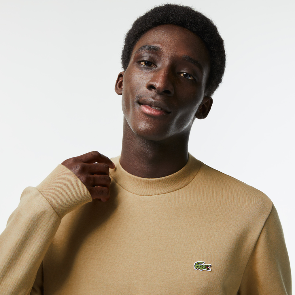 Áo Lacoste Classic Fit Crew Neck Fleece Sweatshirt 'Beige' SH2564-53G-CB8 - Jordan 1