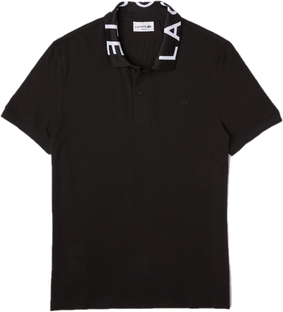 Áo Lacoste Slim Fit Lettered Neck Light Breathable 'Black' PH7647-031 - Jordan 1