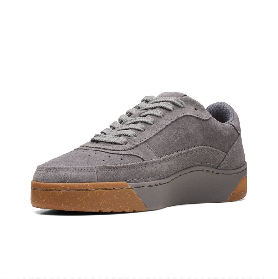 Giày Clarks Two-Layer Cowhide 'Grey' 261685567 - Jordan 1
