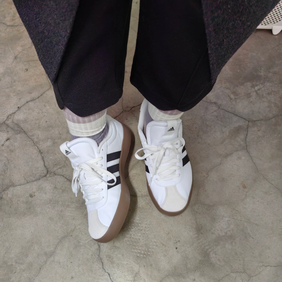 Giày Adidas VL Court 2.0 ‘White Black Gum’ ID6015 - Jordan 1