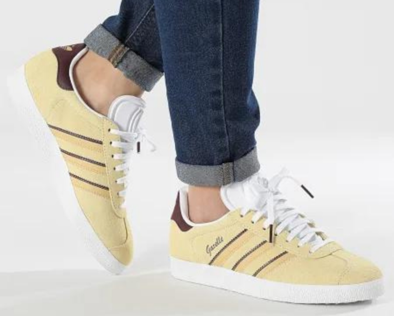 Giày Adidas Gazelle 'Almost Yellow Maroon' IE0443 - Jordan 1