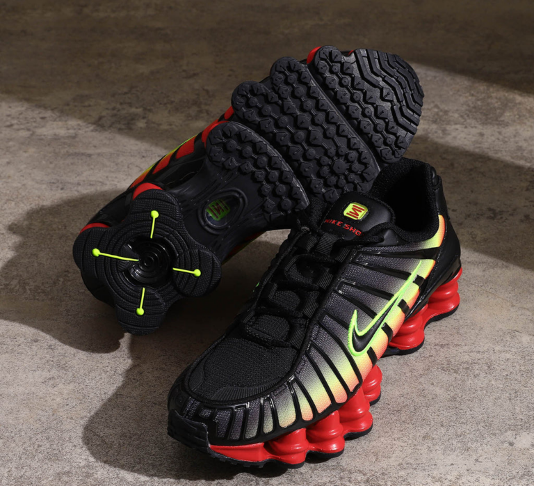 Giày Nike Shox TL 'Volt Fire Red' HJ9609-001 - Jordan 1