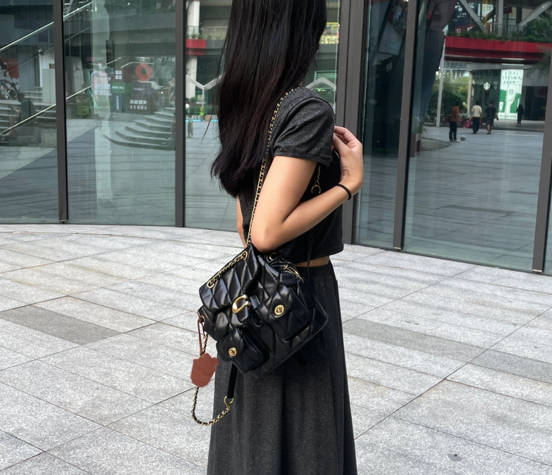 Balo Coach Tabby Backpack With Quilting ‘Black’ CU076-B4BK - Jordan 1