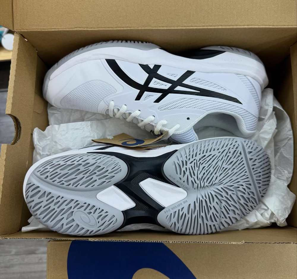Giày Asics Game FF 'White Black' 1041A489-101 - Jordan 1