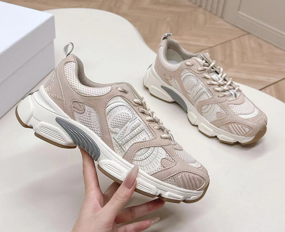 Giày Dior Chrono Sneaker ‘Beige’ KCK414SUH-S24W - Jordan 1