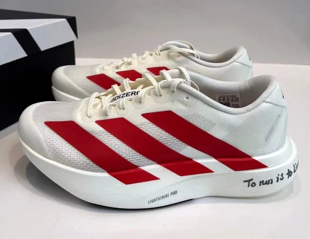 Giày Adidas Adizero EVO SL ‘Off White Better Scarlet’ JS1182 - Jordan 1