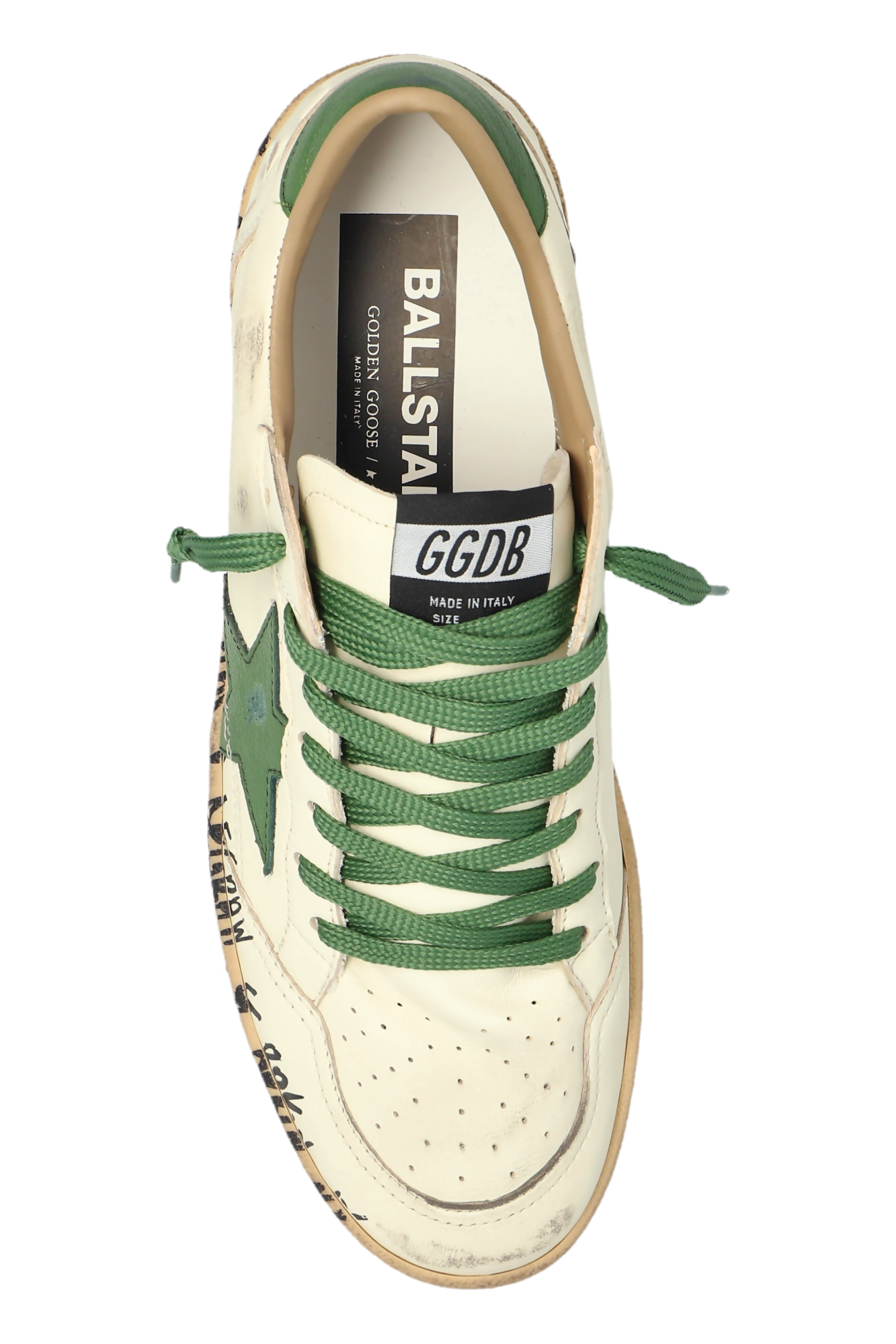 Giày Golden Goose Ball Star 'Beige' GMF00117 F007497 10502 - Jordan 1