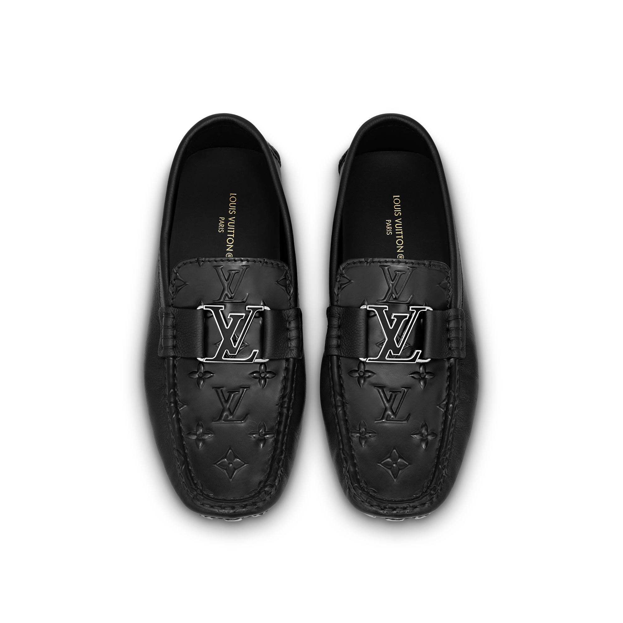 Giày Louis Vuitton Monte Carlo Moccasin ‘Black’ 1AASGX - Jordan 1