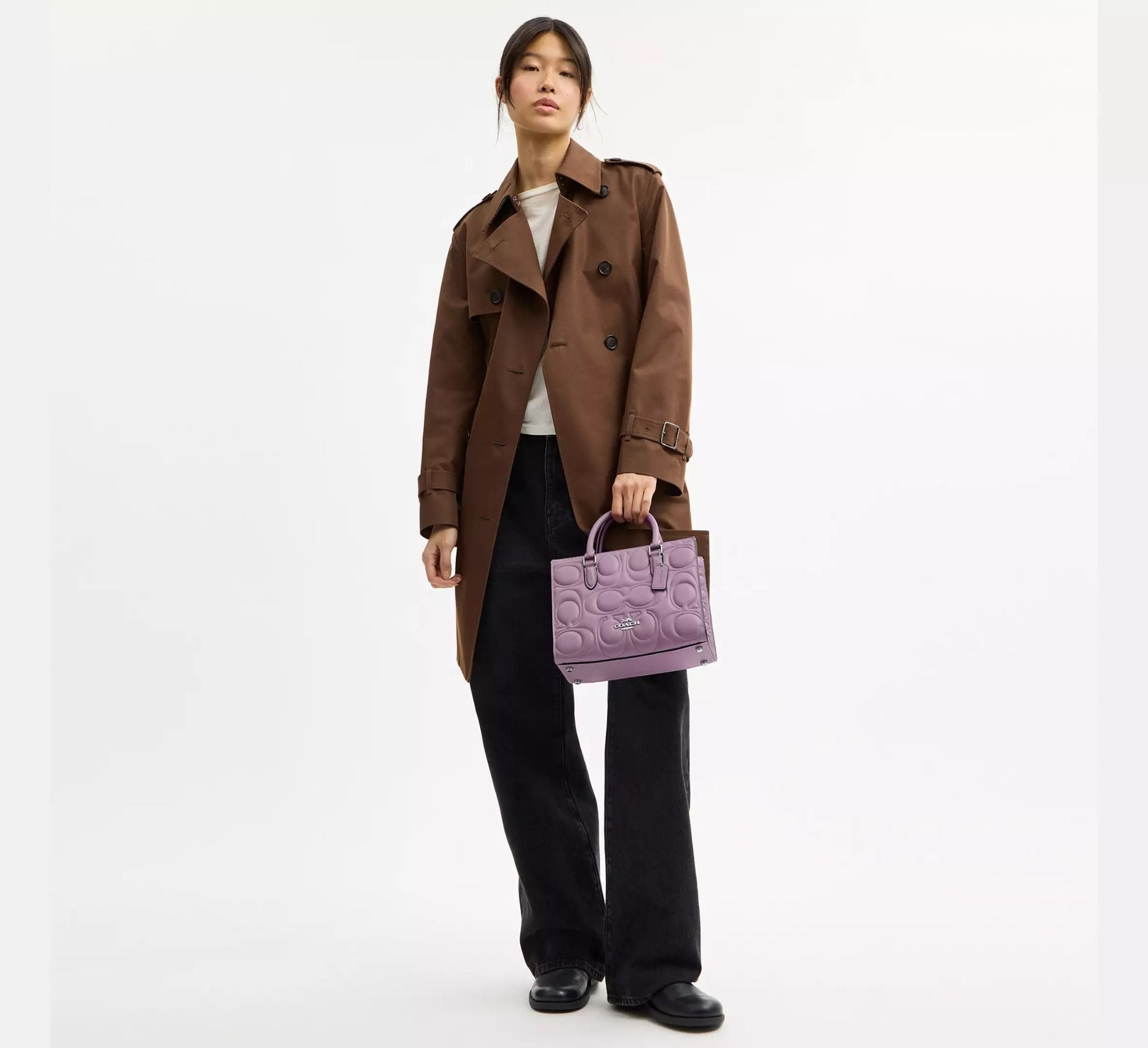 Túi Coach Maggie Small Tote Bag 'Purple' CY670-SVNII - Jordan 1